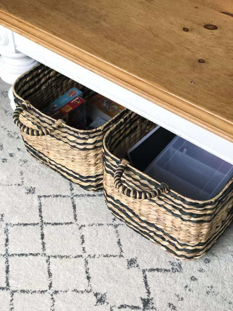 How to Hide Kid's Craft Storage in Plain Sight - Grace In My Space