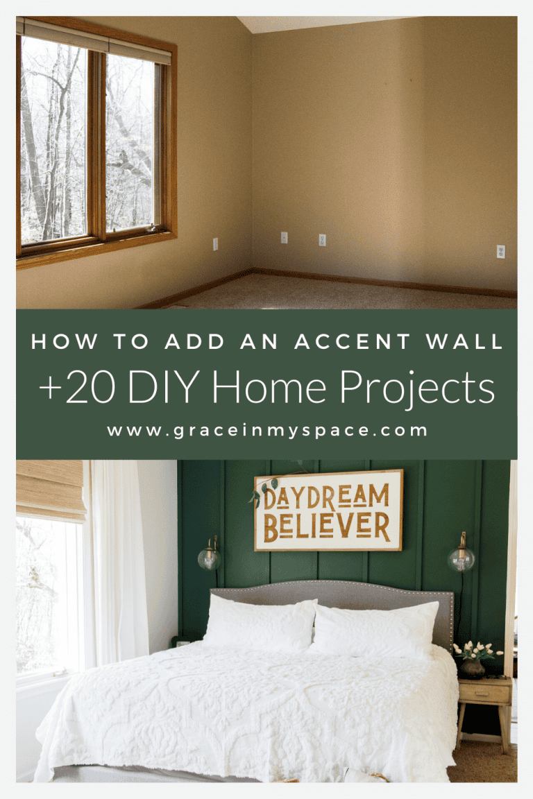 20 DIY Home Projects for Beginners - Grace In My Space