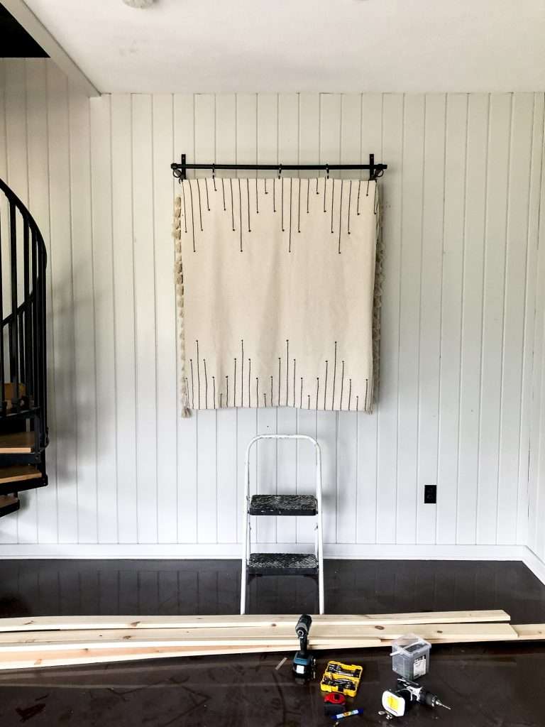 How to Hide a Mini Split Masked As Wall Art - Grace In My Space