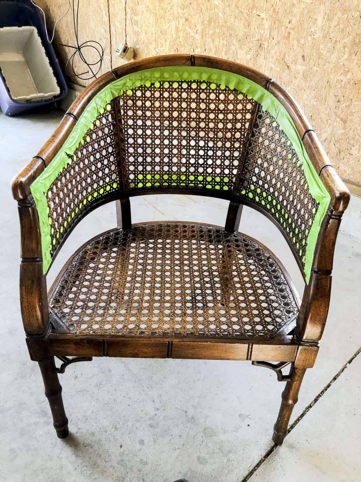 How to Refinish a Cane Armchair - Grace In My Space