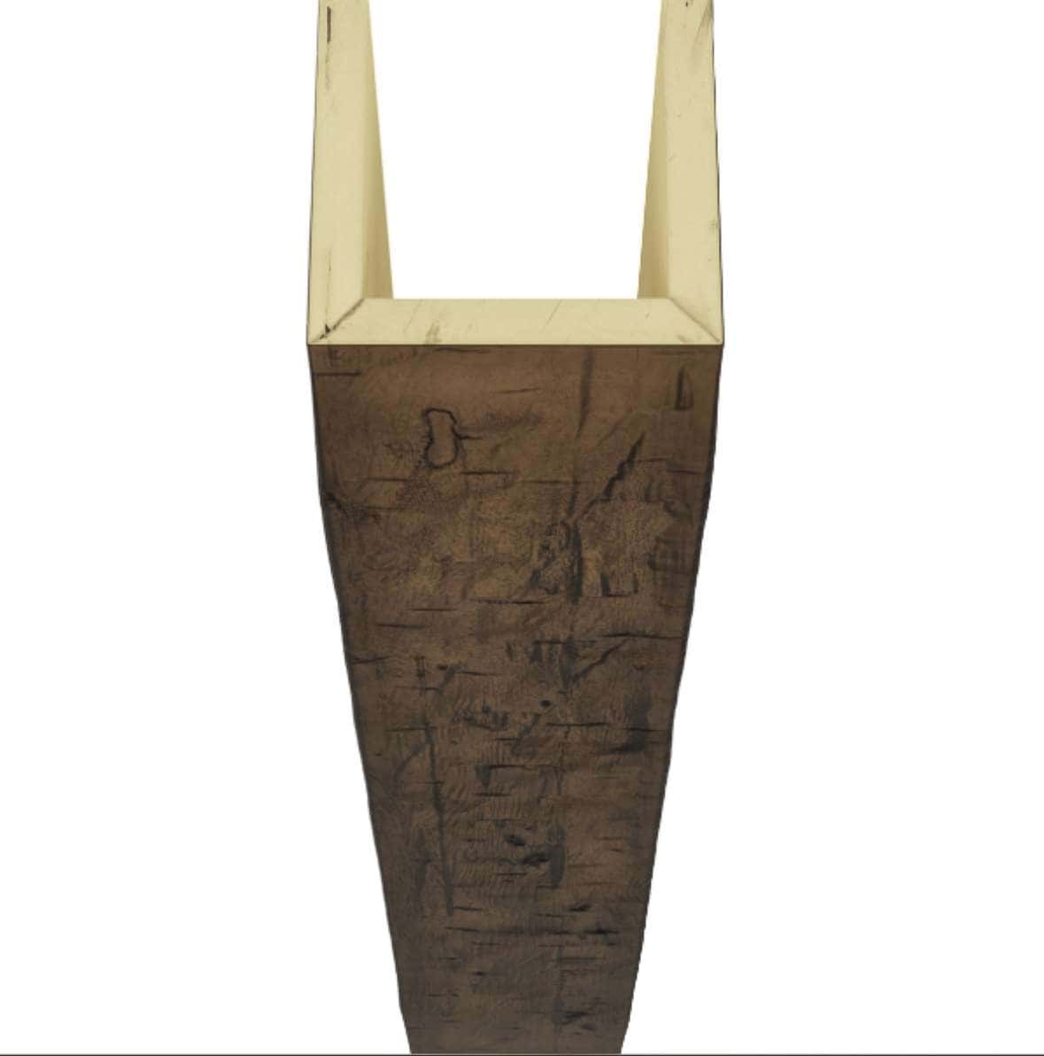 How to Make a Faux Wood Beam Door Header - Grace In My Space