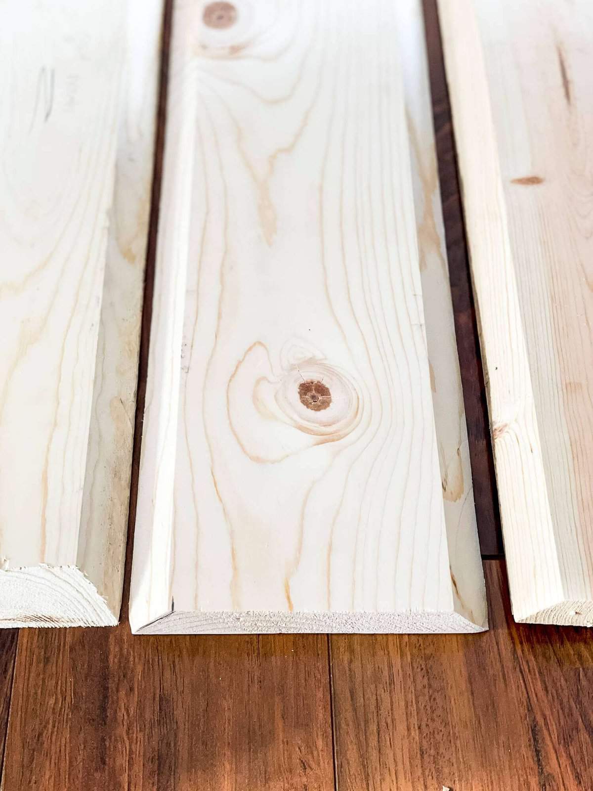 How to Make a Faux Wood Beam Door Header - Grace In My Space