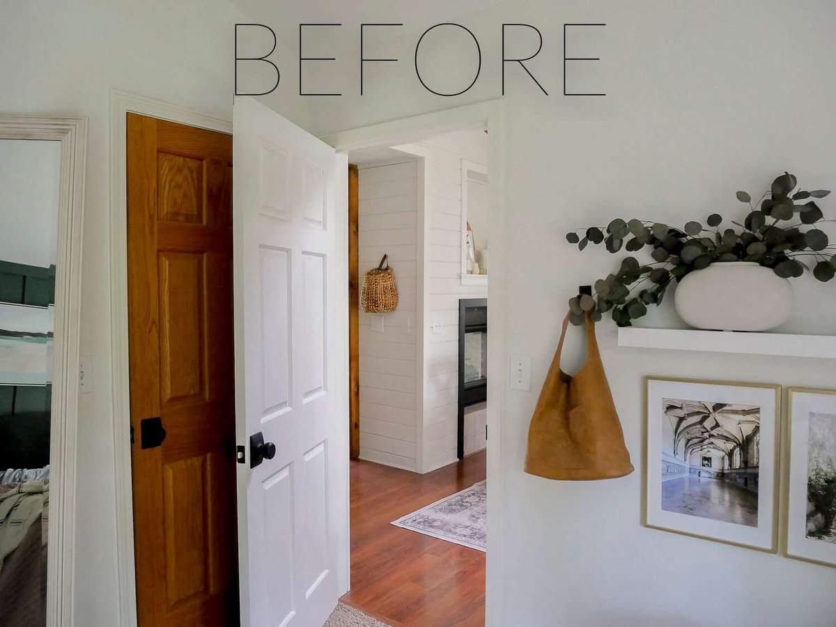 How to Make Custom Built Ins In An Existing Doorway - Grace In My Space