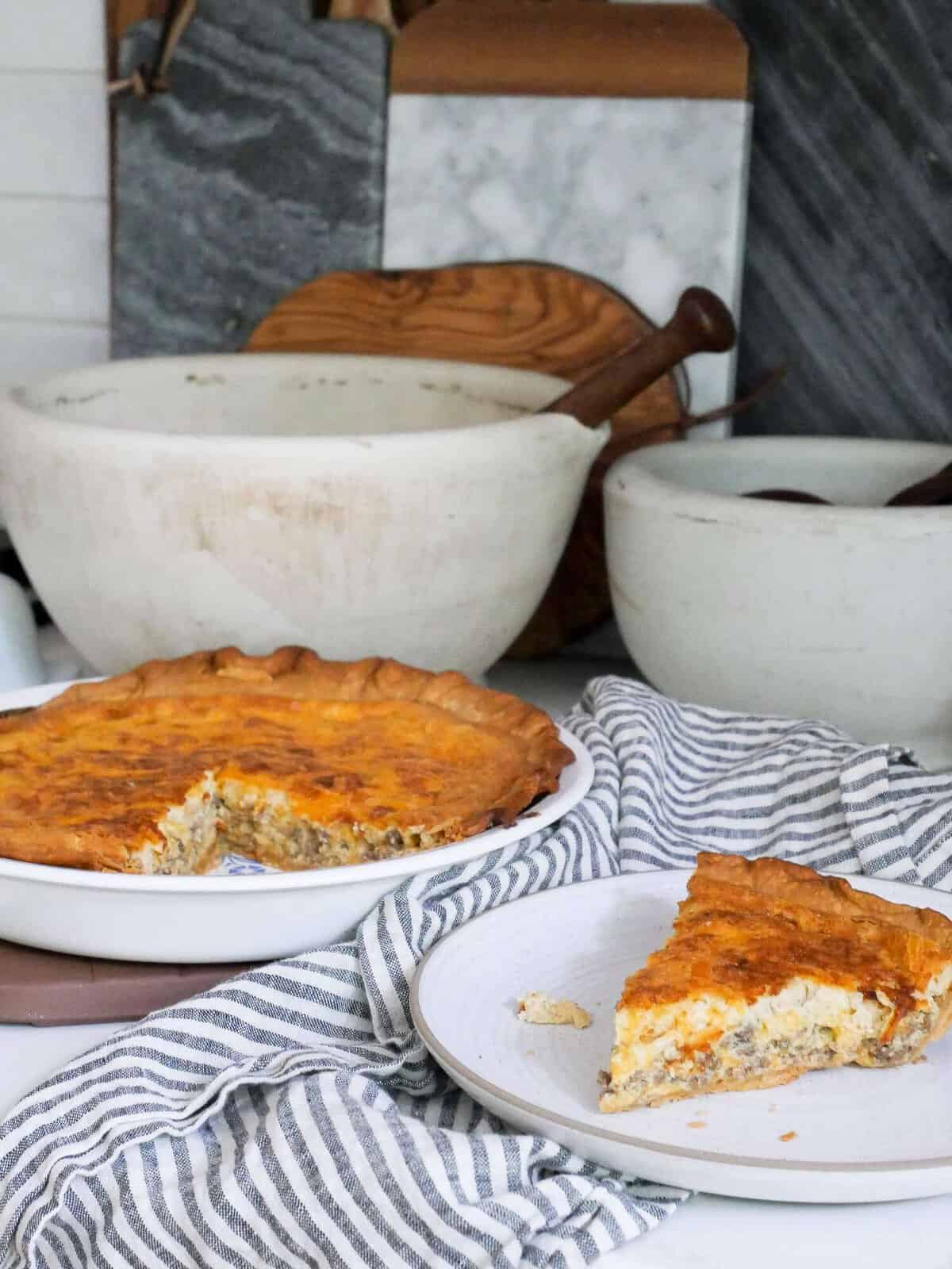 Taco Quiche Recipe | A Simple Weeknight Dinner - Grace In My Space