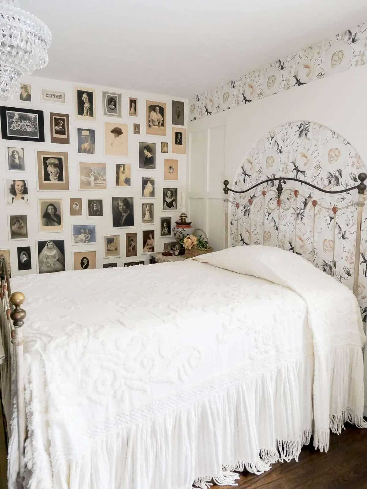 How to Display Antique Photos in a DIY Gallery Wall - Grace In My Space