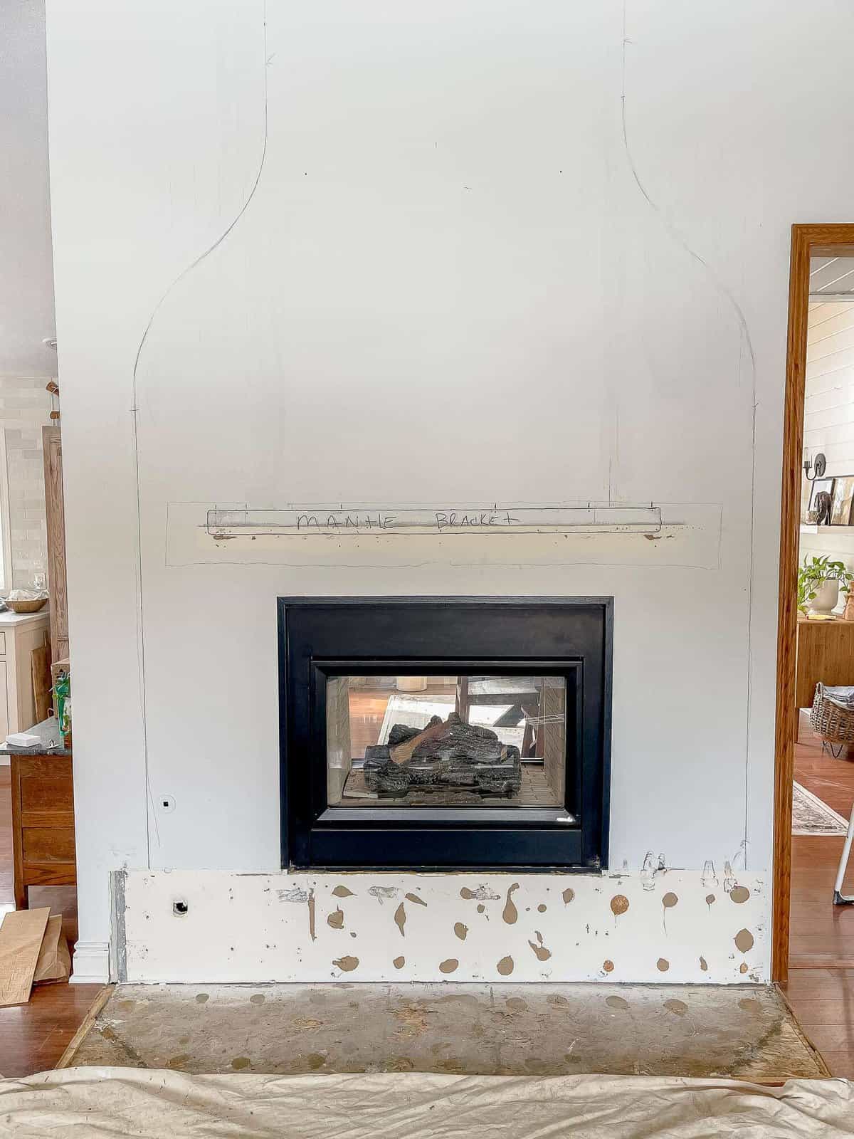 European Stone Fireplace Design Reveal - Grace In My Space