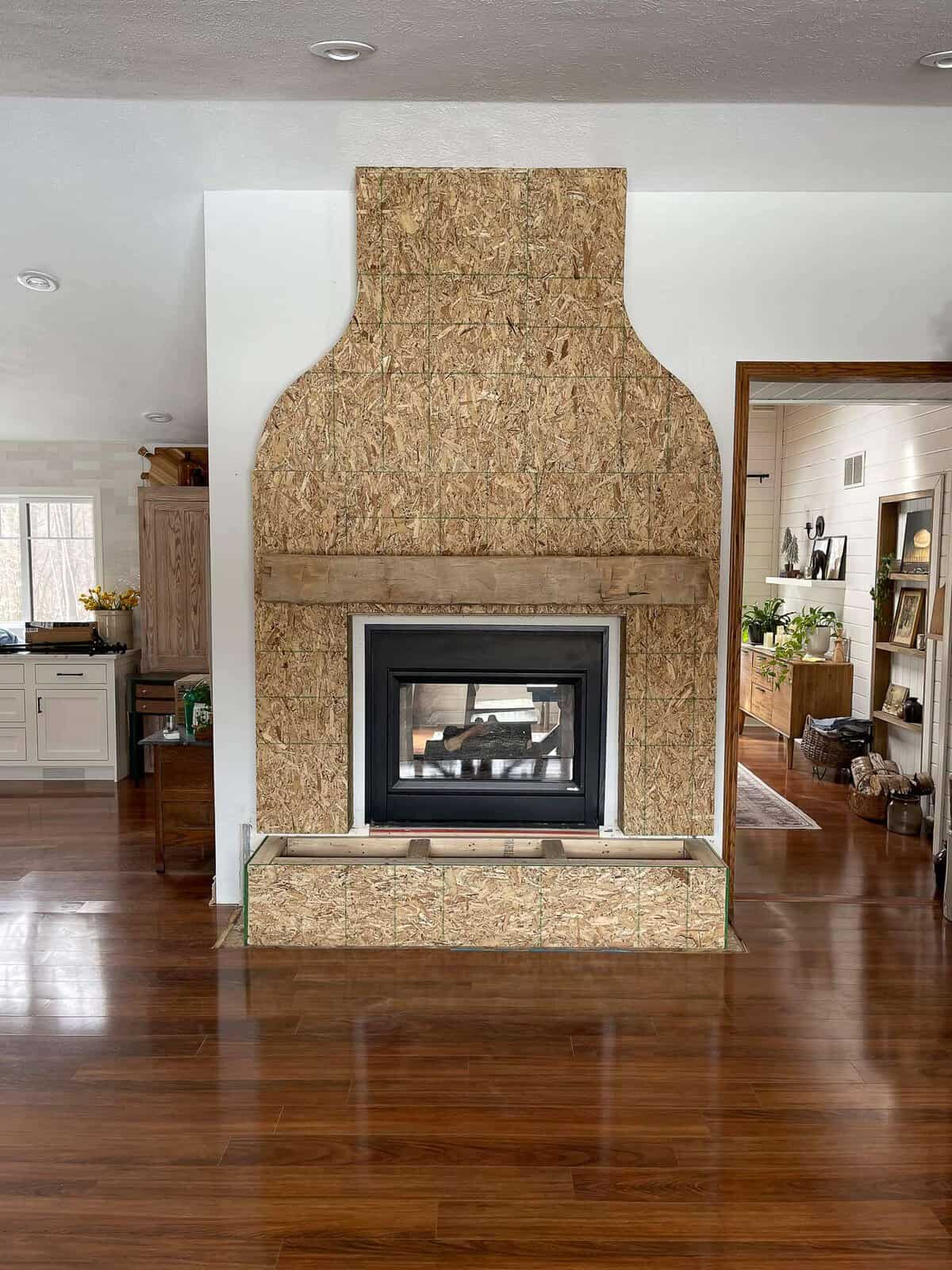 European Stone Fireplace Design Reveal - Grace In My Space