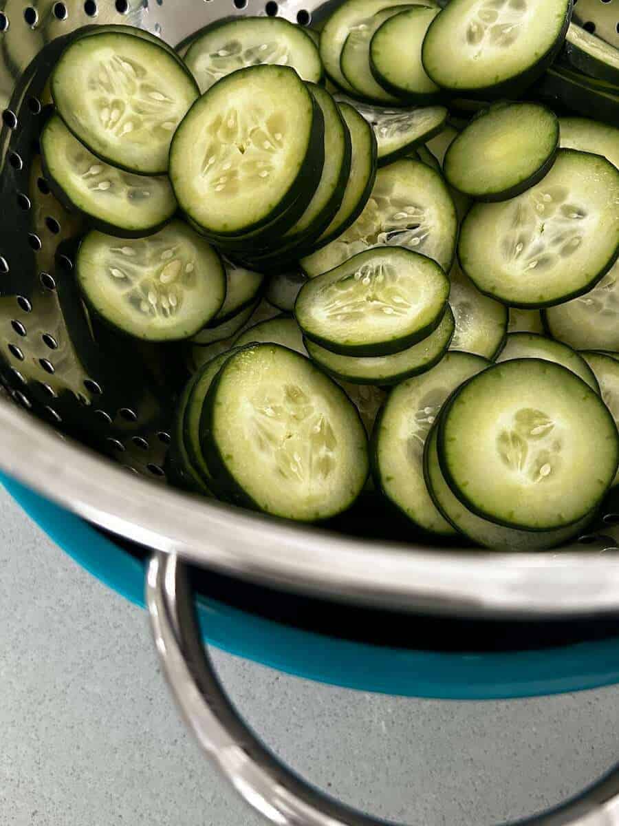 Flavorful, Quick Pickled Cucumbers and Red Onions - Grace In My Space