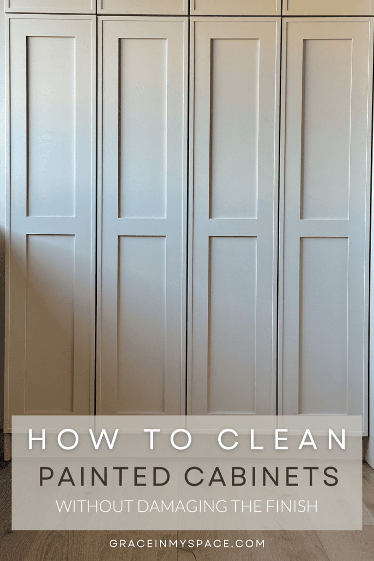 How to Clean Painted Cabinets Without Ruining Your Finish - Grace In My ...