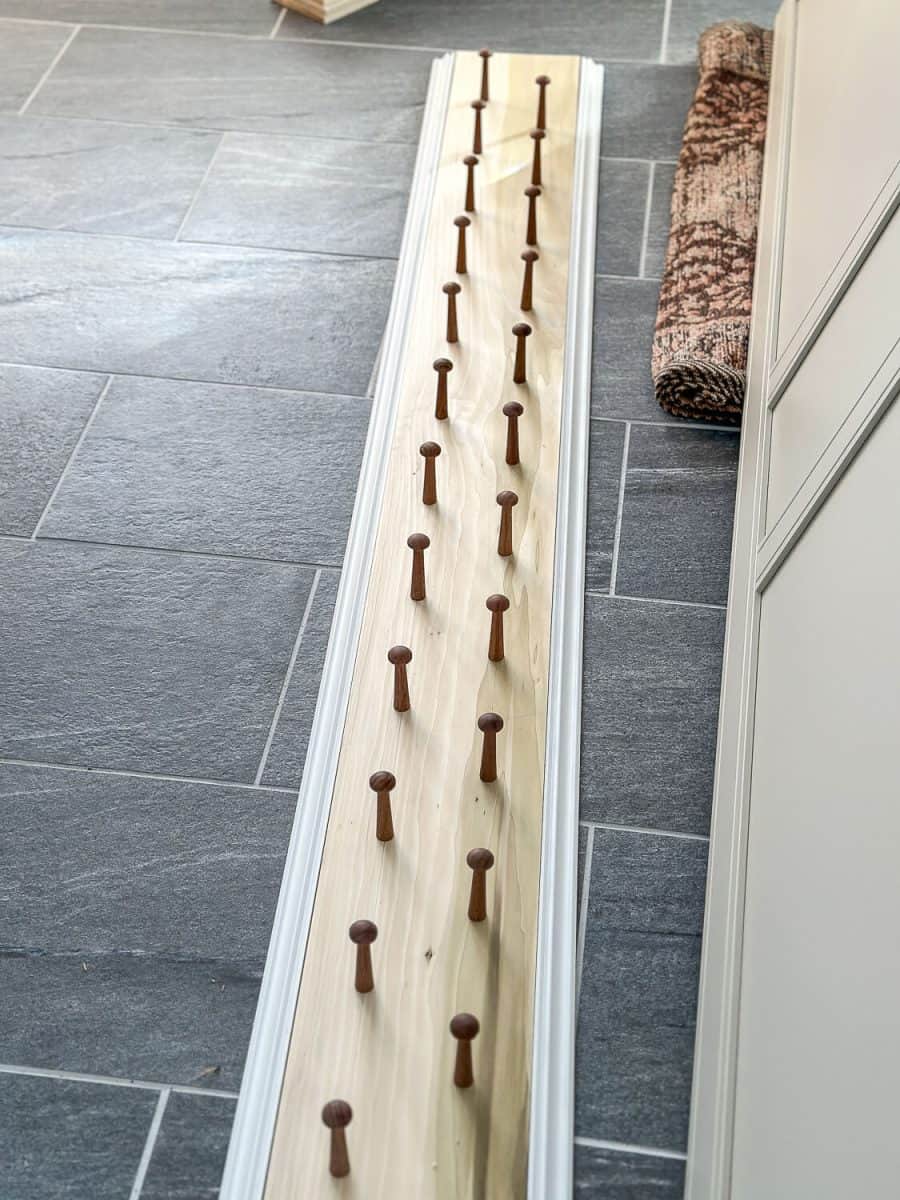 Easiest Way to Make a Custom Peg Rail Yourself - Grace In My Space