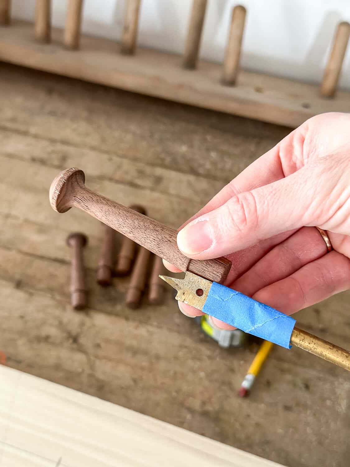 Easiest Way to Make a Custom Peg Rail Yourself - Grace In My Space