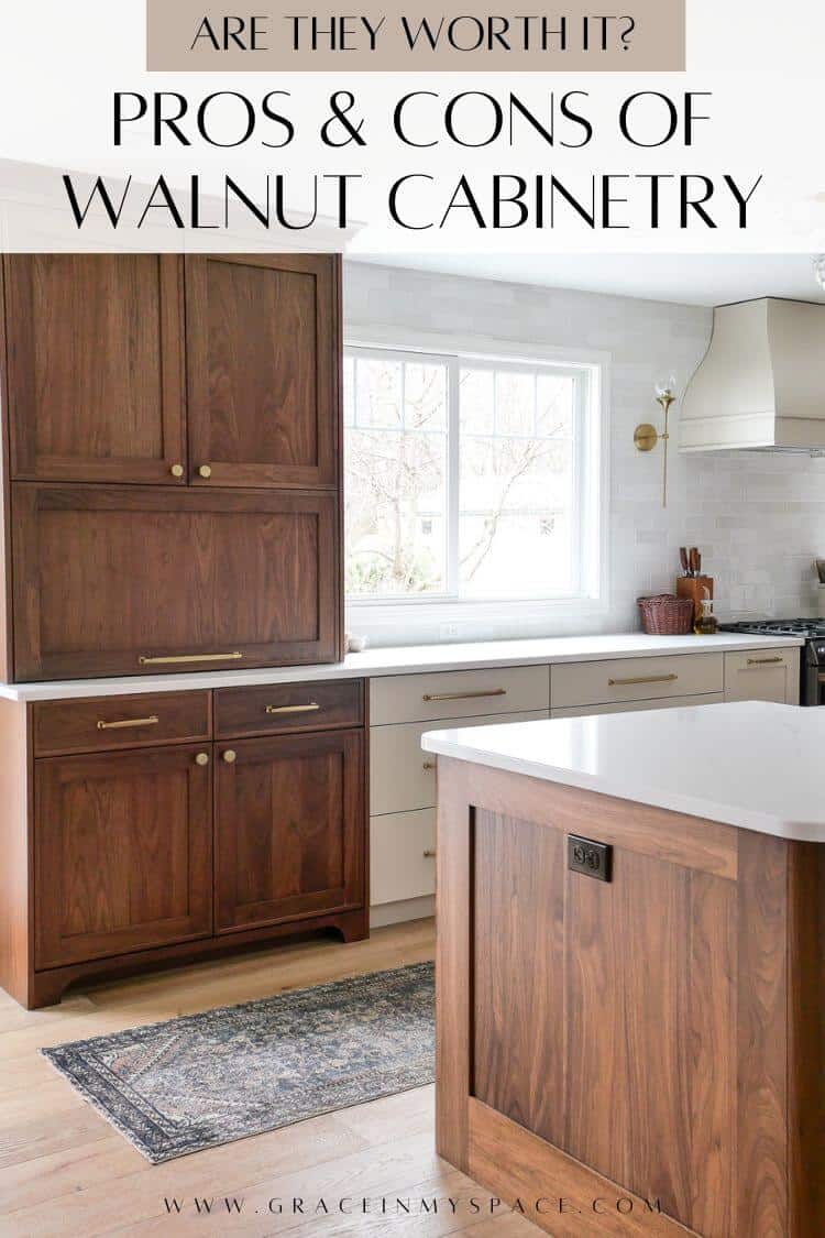 Walnut Kitchen Cabinets Design Ideas (2025) - Grace In My Space