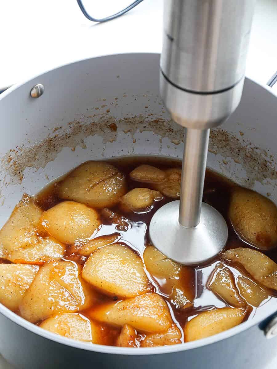 Sweet Homemade Pear Sauce Recipe - Grace In My Space