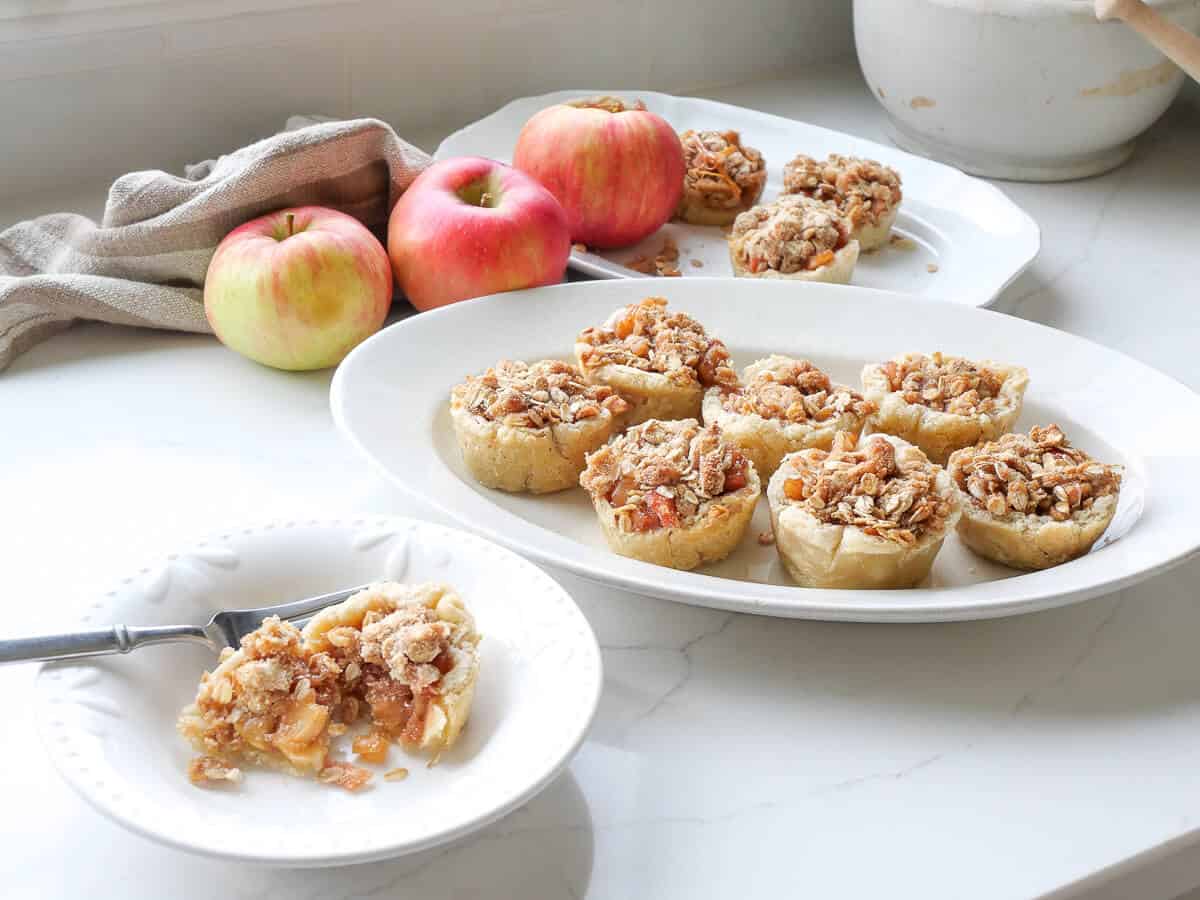 Sourdough Discard Apple Tartlets Perfect for Holiday Hosting - Grace In ...